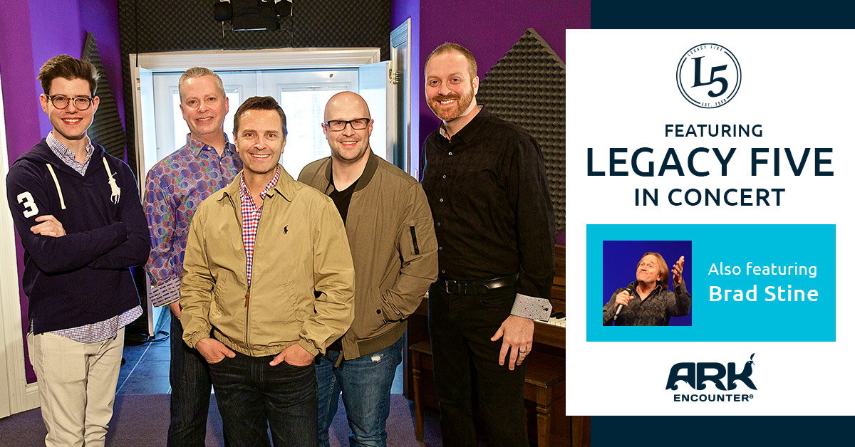 Legacy Five, Brad Stine at the Answers Center | Ark Encounter